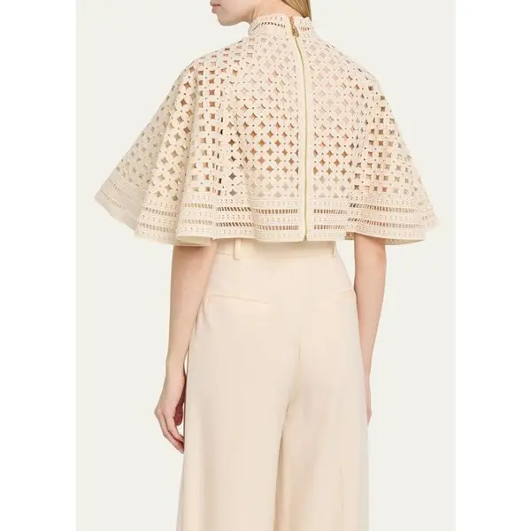 Zimmermann Indra Embroidered Cape