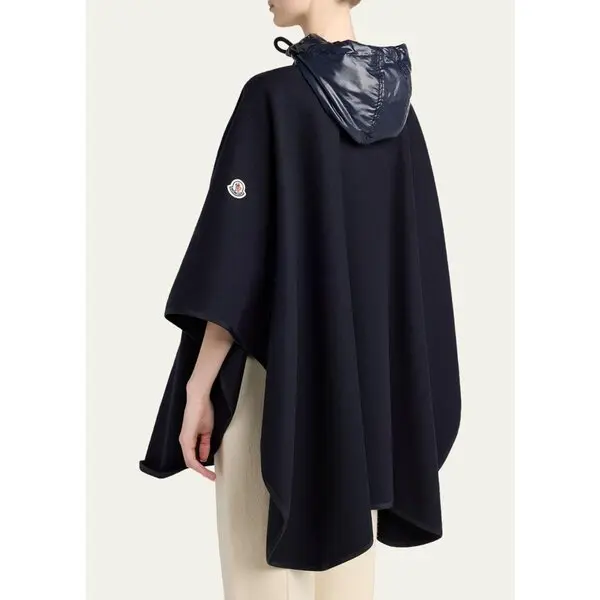 Moncler Padded Wool-blend Cape