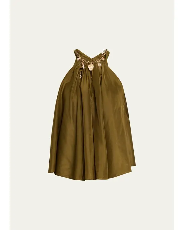 Zimmermann Mahon Silk Chain Blouse