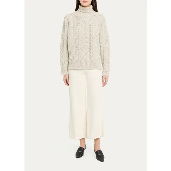 TOTEME Cable-knit Turtleneck Sweater