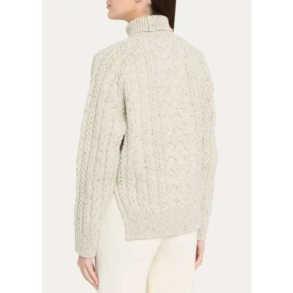 TOTEME Cable-knit Turtleneck Sweater