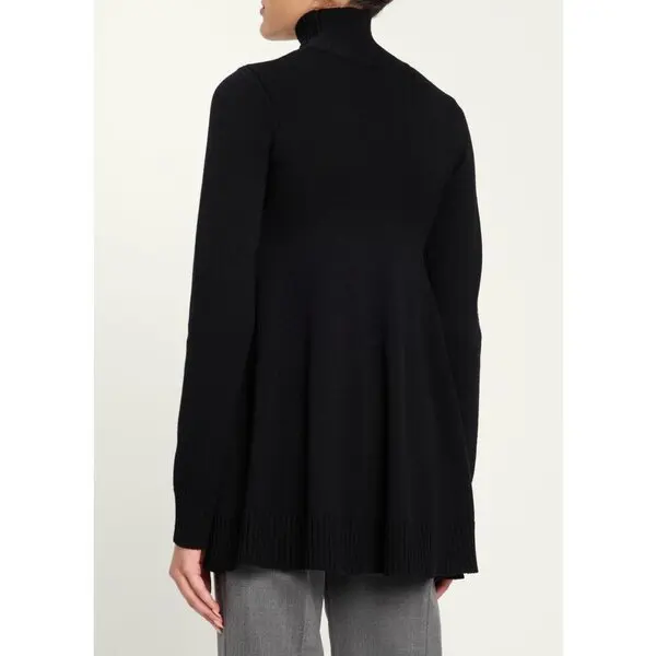 TOTEME Flared Wool-blend Turtleneck Sweater