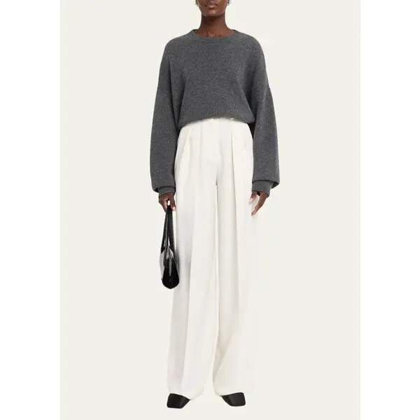 Michael Kors Pleated High-rise Wool Pants