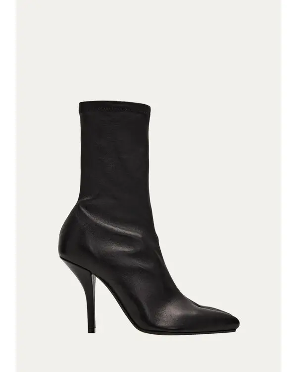 MAISON MARGIELA 105mm Tabi Stretch Leather Ankle Boots