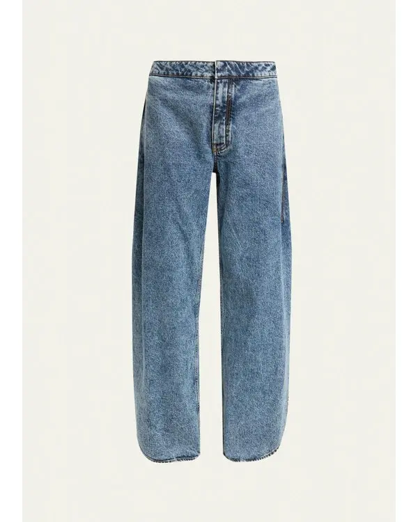 Alaïa Denim Petal Pants
