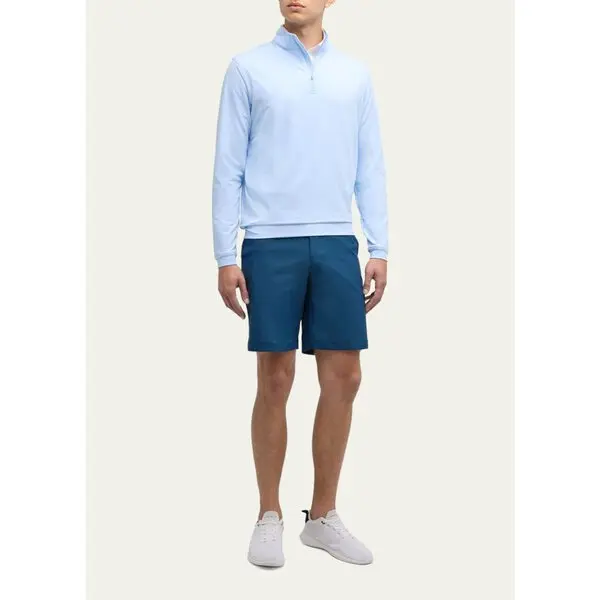 Peter Millar Perth Micro-stripe Half-zip Sweater