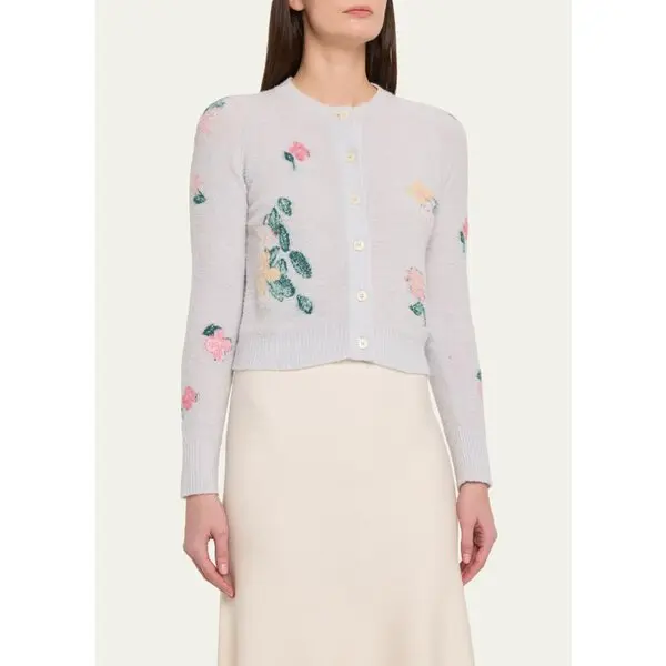 Bernadette Clete Floral Crewneck Cardigan