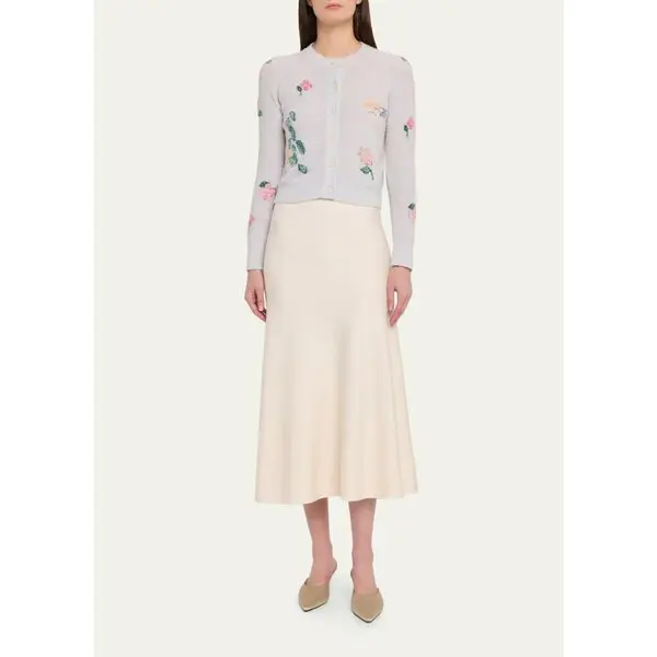 Bernadette Clete Floral Crewneck Cardigan