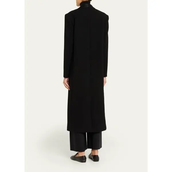 THE ROW Erdene Single-breasted Wool Long Coat
