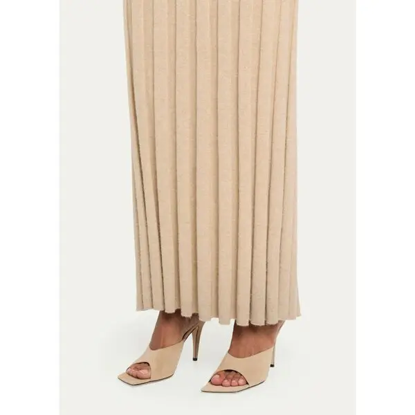 CHRISTEN 95mm Edge Suede Mules - Beige