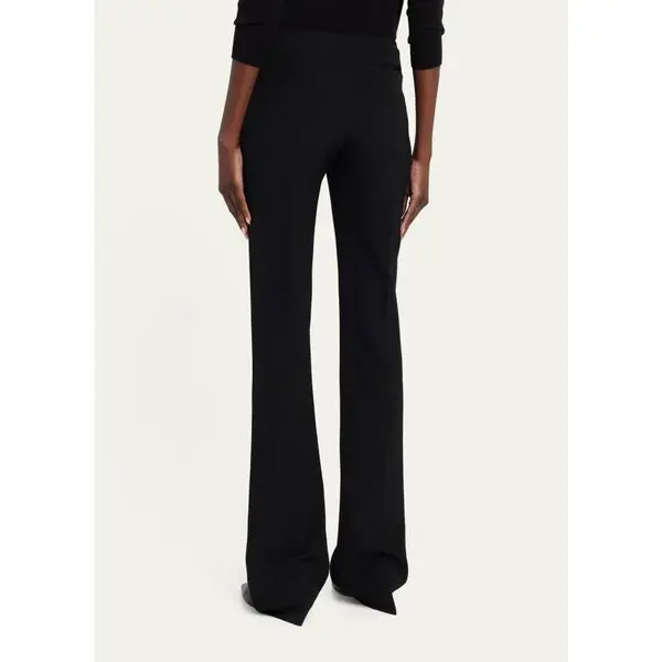 THE ROW Fabien Silk Twill Bootcut Pants
