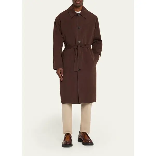 Massimo Alba Cotton-blend Water-repellant Coat
