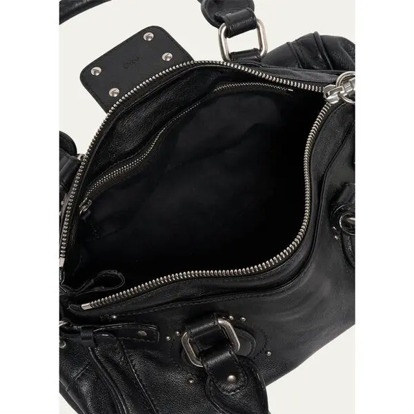Chloé Paddington Leather Shoulder Bag - Black