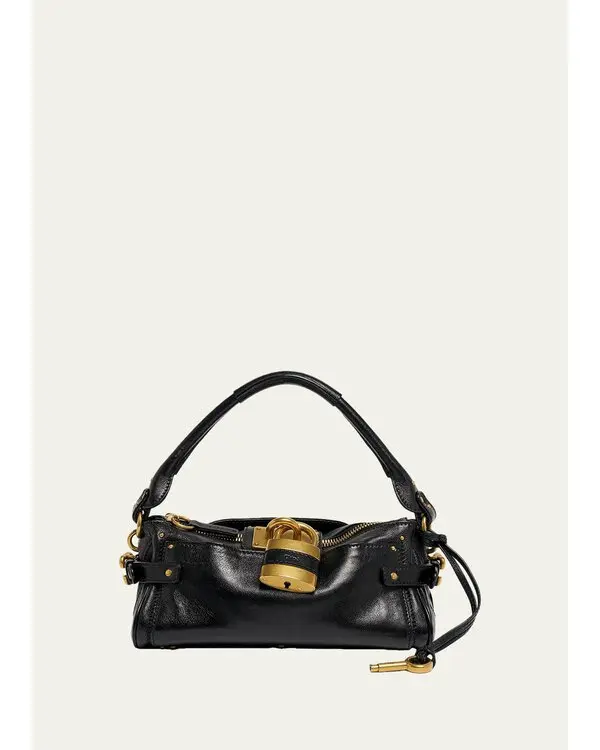 Chloé Paddington Small Leather Shoulder Bag - Black