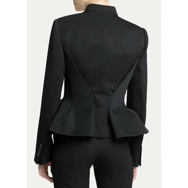 Givenchy Pinched Peplum Double-breasted Jacket