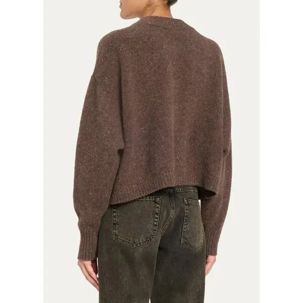 FRAME Flecked Wool-cashmere Cardigan