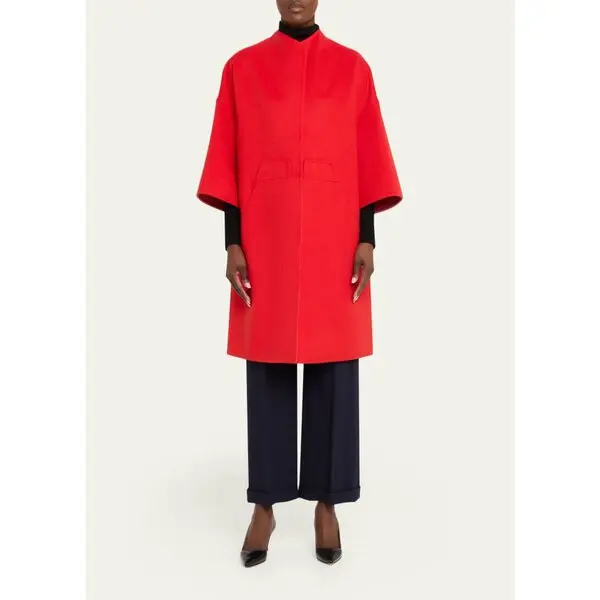 Giorgio Armani Bicolor Virgin Wool Coat
