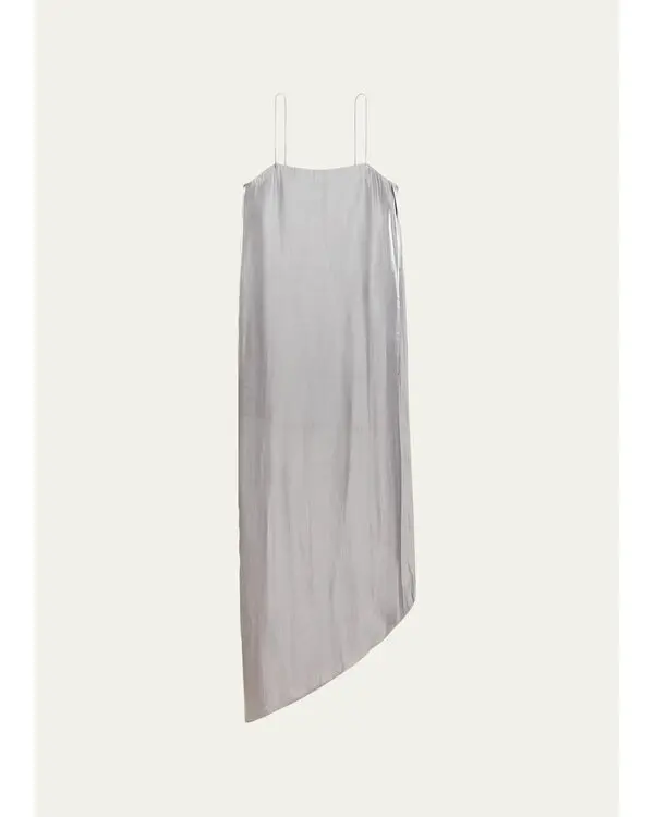 Helmut Lang Fluid Satin Slip Dress