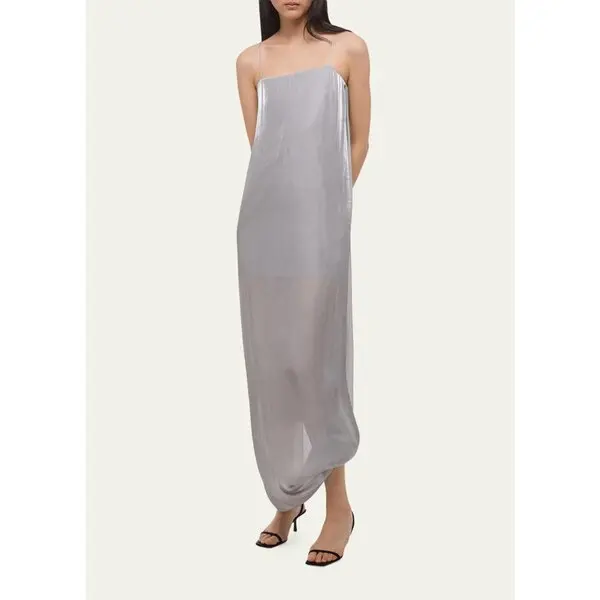 Helmut Lang Fluid Satin Slip Dress