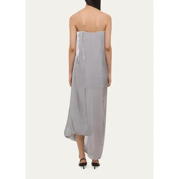 Helmut Lang Fluid Satin Slip Dress