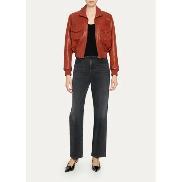 FRAME The Ace Leather Jacket