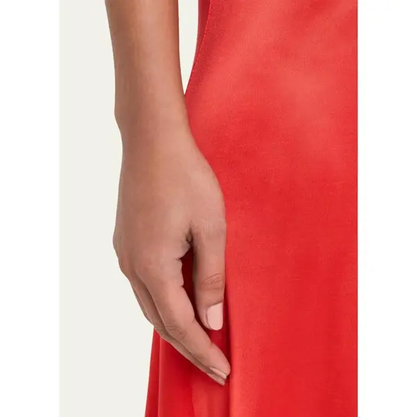 Giorgio Armani Sleeveless Mock-neck Stretch Viscose Dress