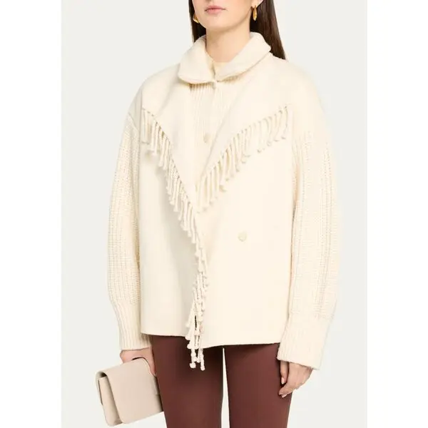 FRAME The Fringe Wool Coat