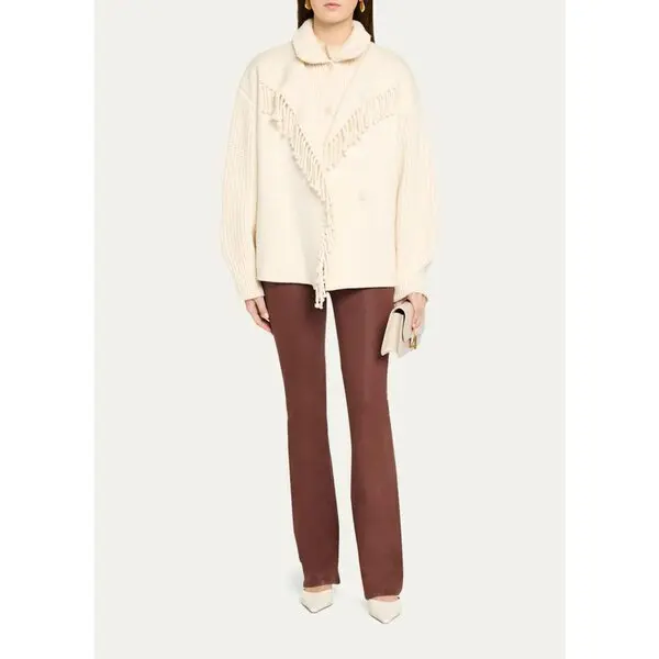 FRAME The Fringe Wool Coat