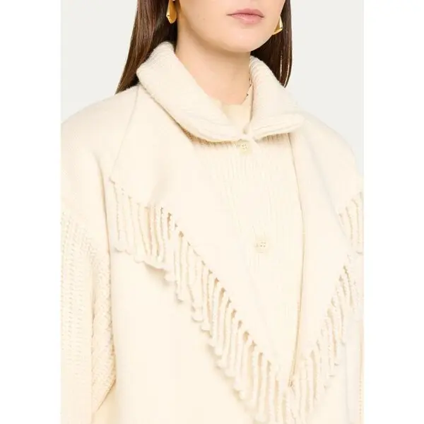 FRAME The Fringe Wool Coat