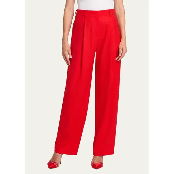 Giorgio Armani Wide-leg Virgin Wool Trousers