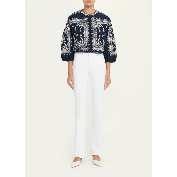 Veronica Beard Drake Embroidered Jacket