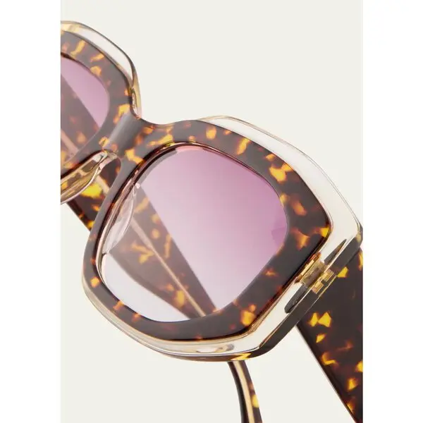 Barton Perreira Crescendo 50.5mm Square Acetate Sunglasses