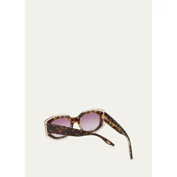 Barton Perreira Crescendo 50.5mm Square Acetate Sunglasses