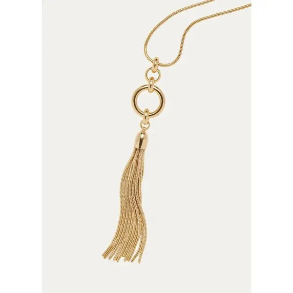 Lady Grey 14k Gold-plated Cleo Necklace With Tassel