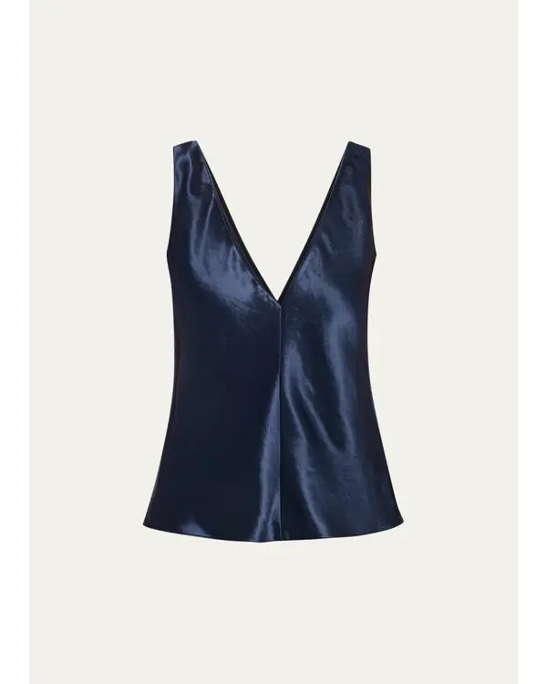 Maria Mcmanus Satin V-neck Camisole