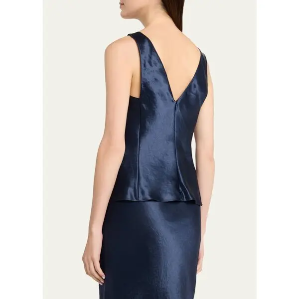 Maria Mcmanus Satin V-neck Camisole