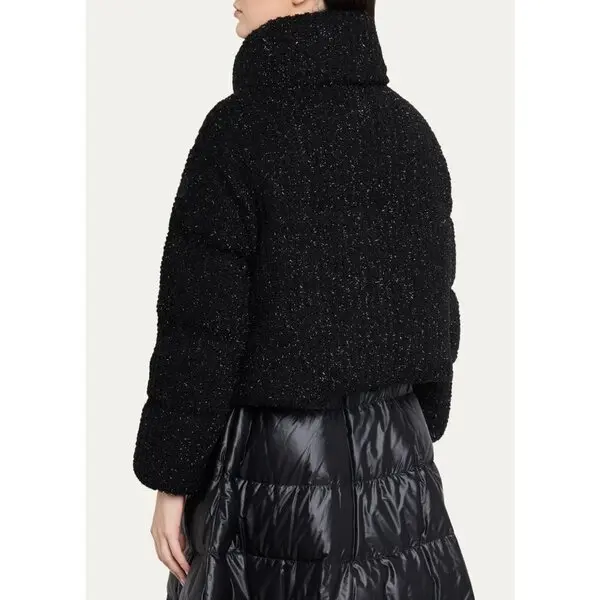 Moncler Almee Teddy Short Down Jacket