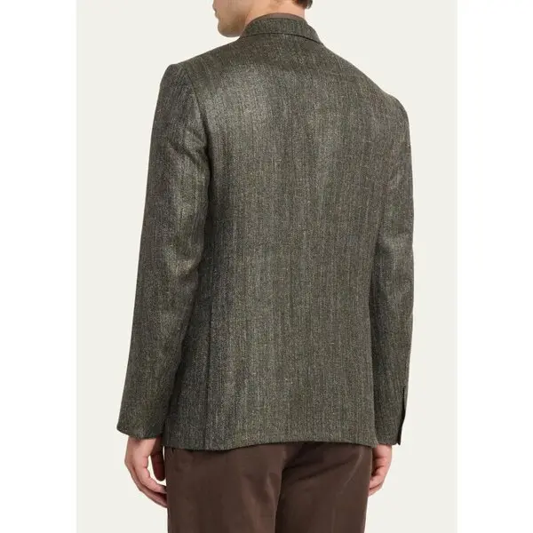 Zegna Silk-cotton Twill Single-breasted Sport Coat