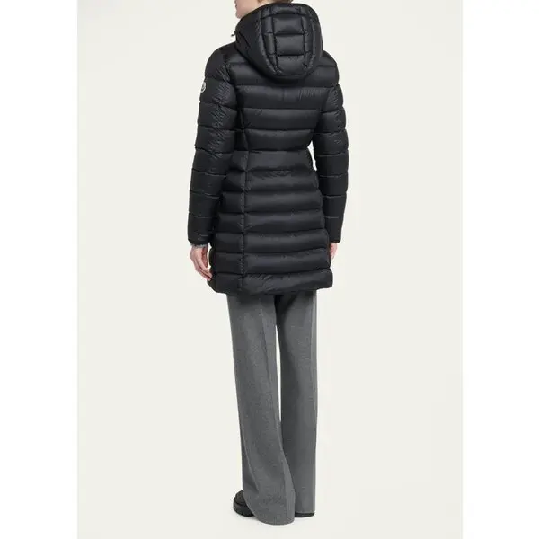 Moncler Hirma Hooded Long Down Jacket