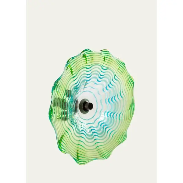 DALE TIFFANY Milagra Art Glass Wall Decor, 12" Round