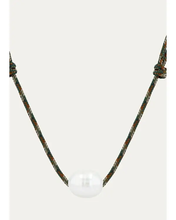 Zoe Chicco Medium Baroque Pearl Paracord Necklace