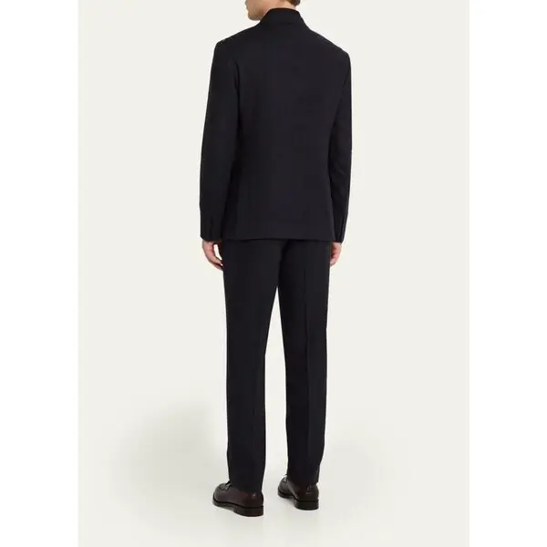 Zegna Linen Single-breasted Two-piece Suit