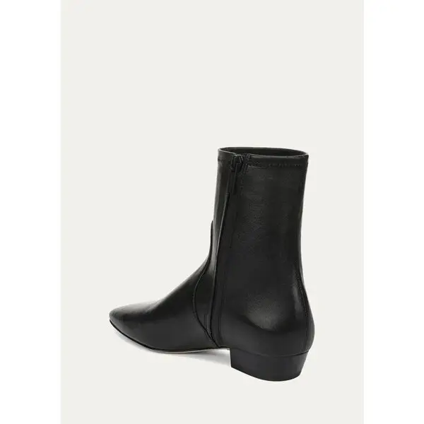 Veronica Beard Glinda Leather Ankle Boots