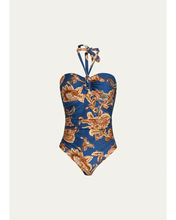 Zimmermann Aster Wide Link One-piece Swimsuit