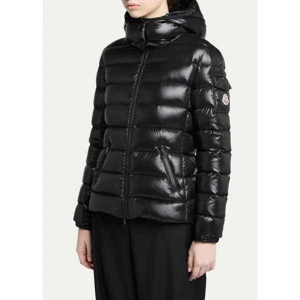 Moncler Avoce Hooded Short Down Jacket - Black