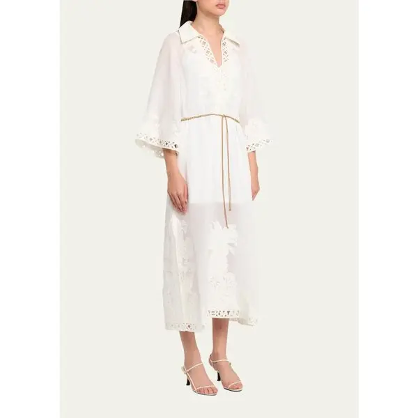 Zimmermann Indra Embroidered Maxi Dress