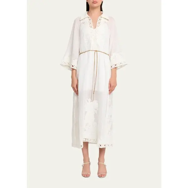 Zimmermann Indra Embroidered Maxi Dress