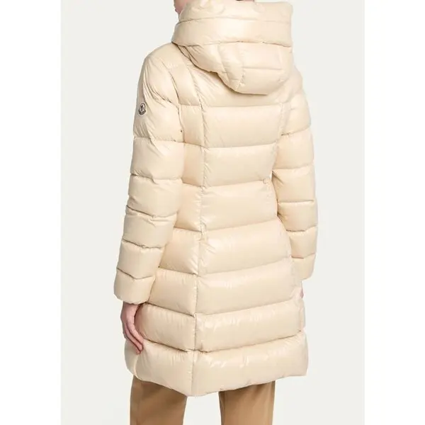 Moncler Marusse Hooded Mid-length Down Jacket