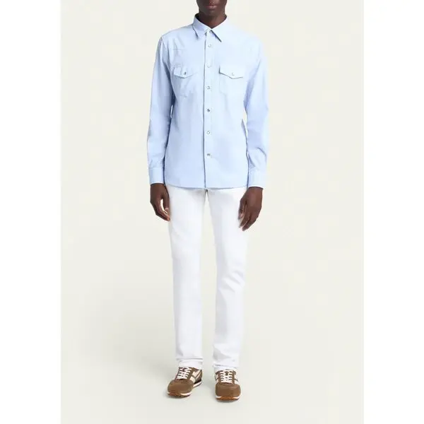 TOM FORD Slim-fit Corduroy Double-pocket Western Shirt