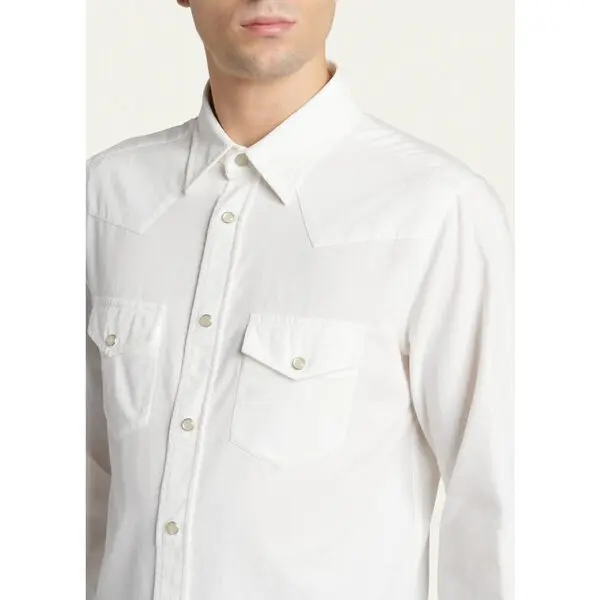 TOM FORD Slim-fit Corduroy Double-pocket Western Shirt